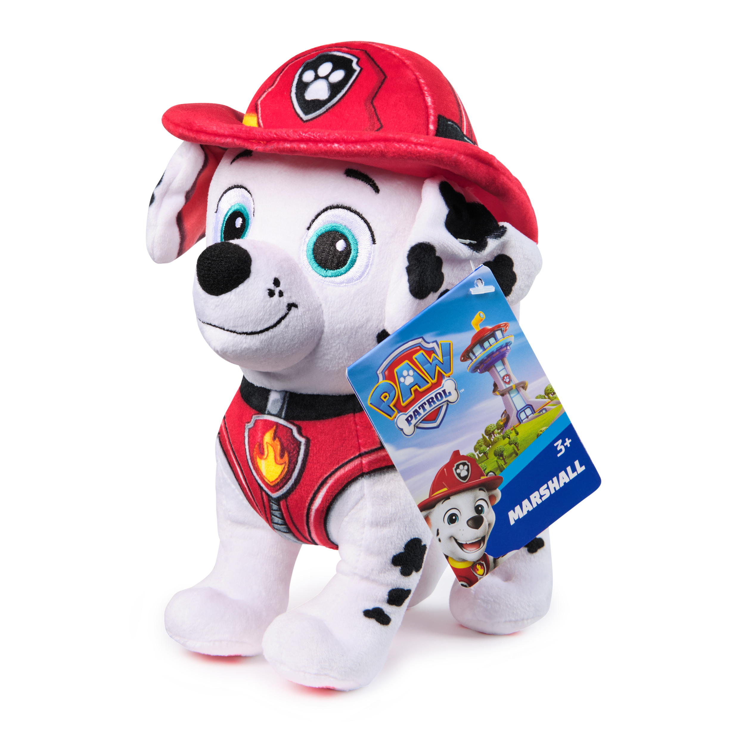 PAW Patrol Marshall Plush Toy 7.5 Inch Premium Stuffed Animals Kids Toys for Boys Girls Ages 3 and Up Spin Master