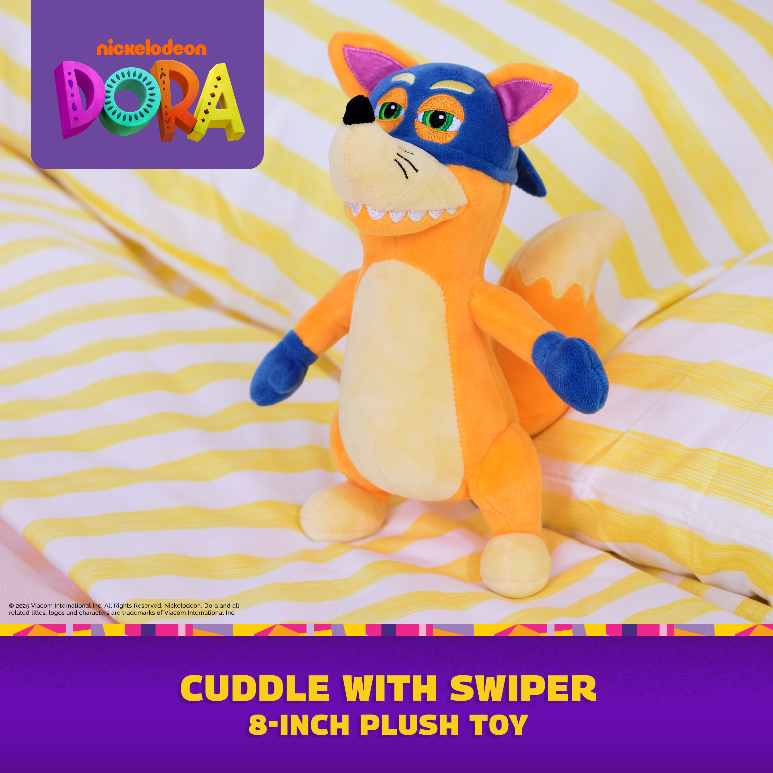 Dora Official Swiper Plush Fox, Educational Toys, Plush Toys, Stuffed ...