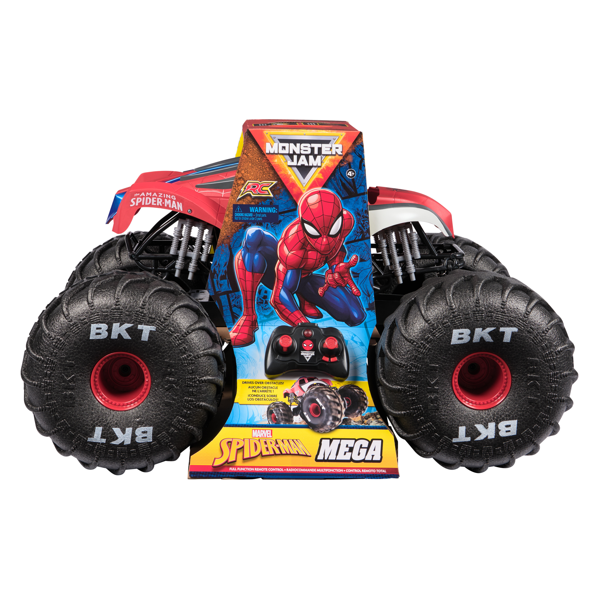 Monster Jam, Marvel Mega Spider-Man RC Monster Truck, 1:6 Scale