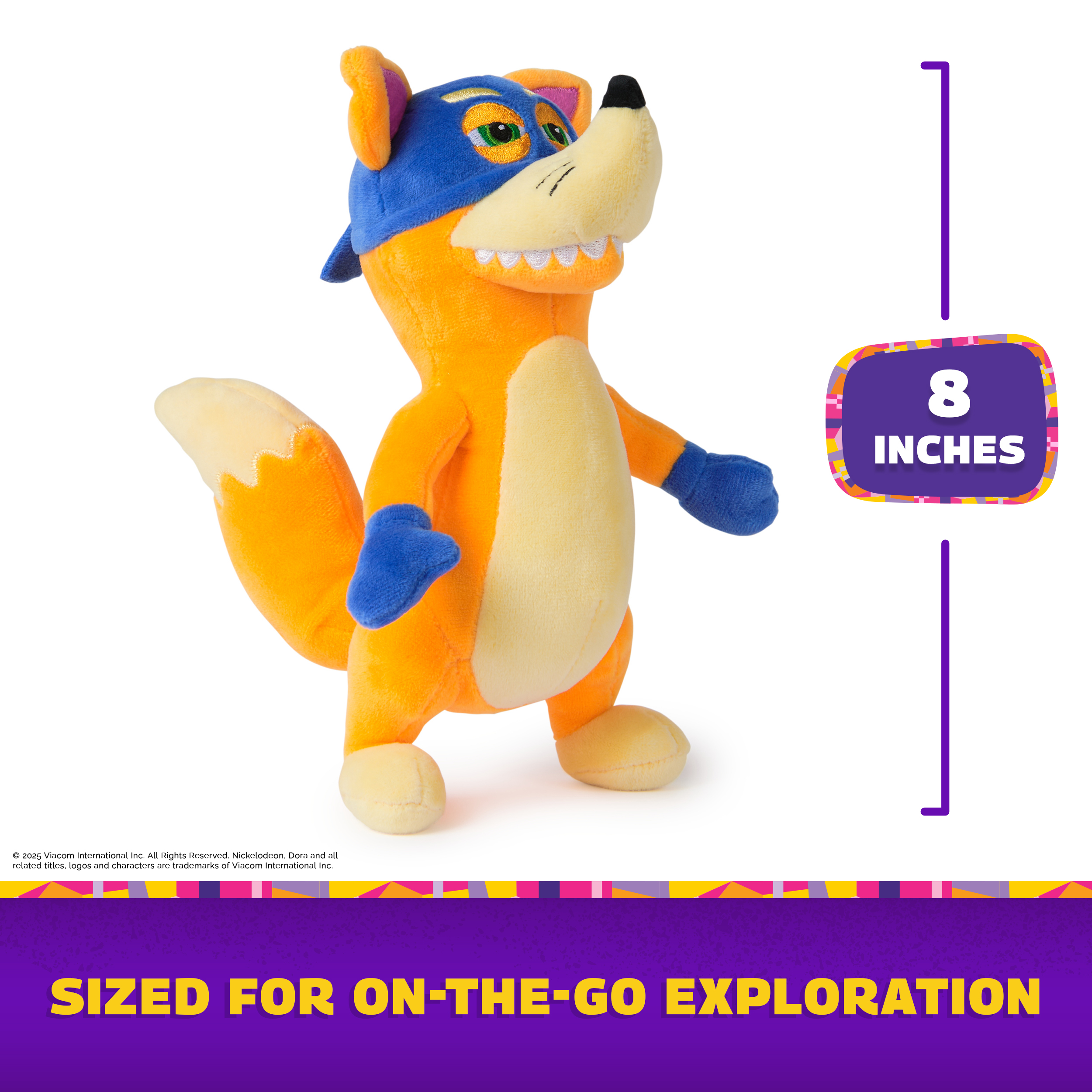 Dora Official Swiper Plush Fox, Educational Toys, Plush Toys, Stuffed ...