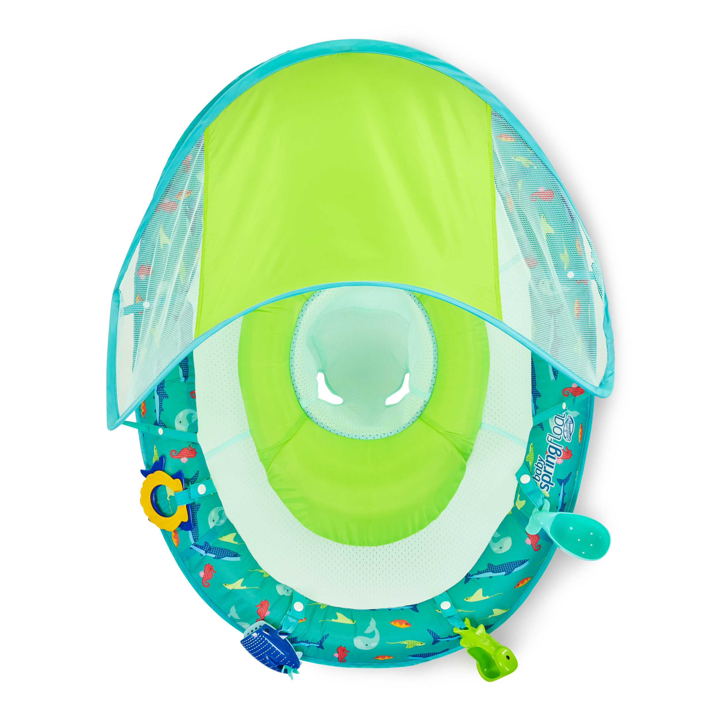 Swimways, Splash N Play Infant Spring Float with Canopy