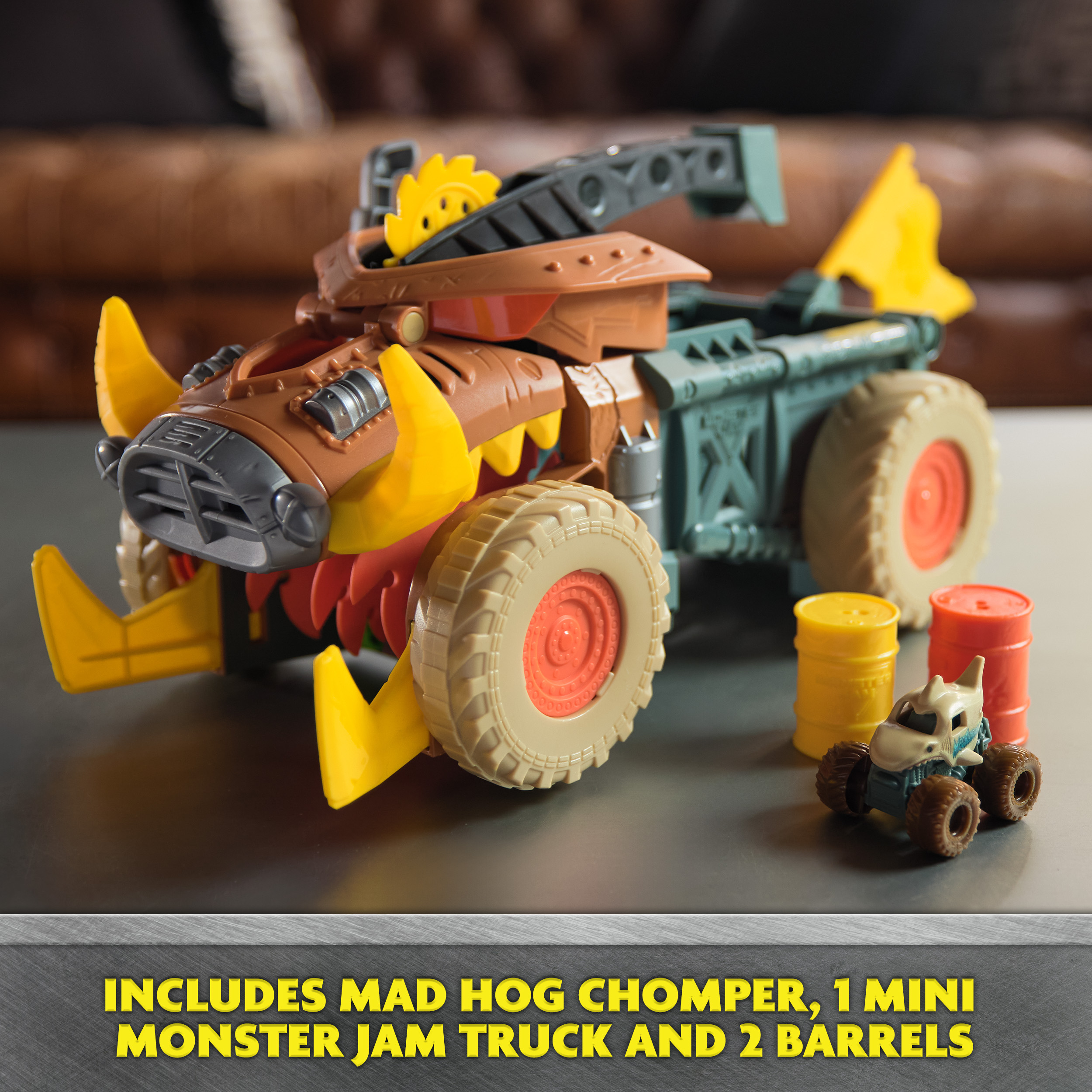 Monster Jam Mini Jam, Megalodon Mad Hog Chomper