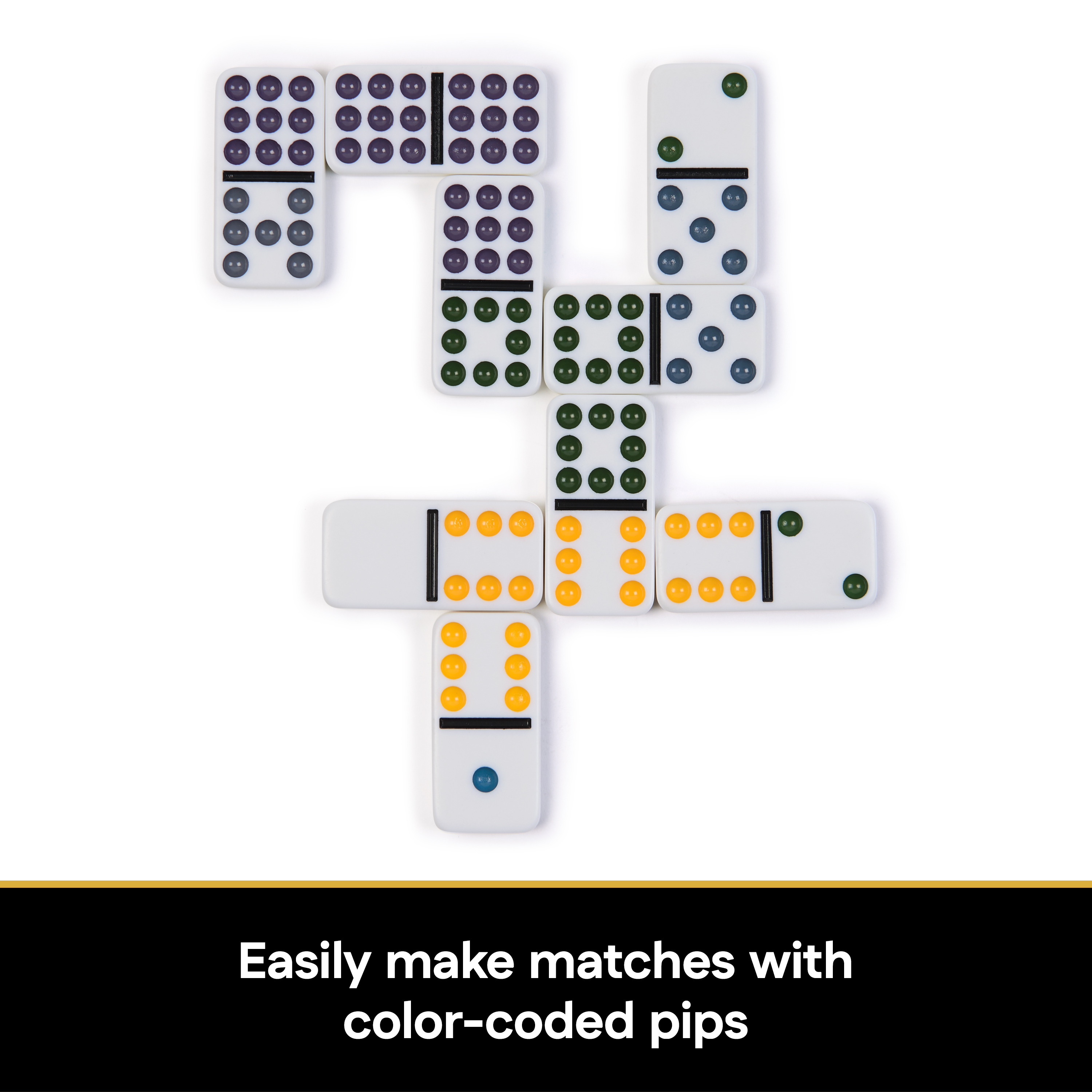 Spin Master Games, Cardinal Classics Double Nine Dominoes Set in ...