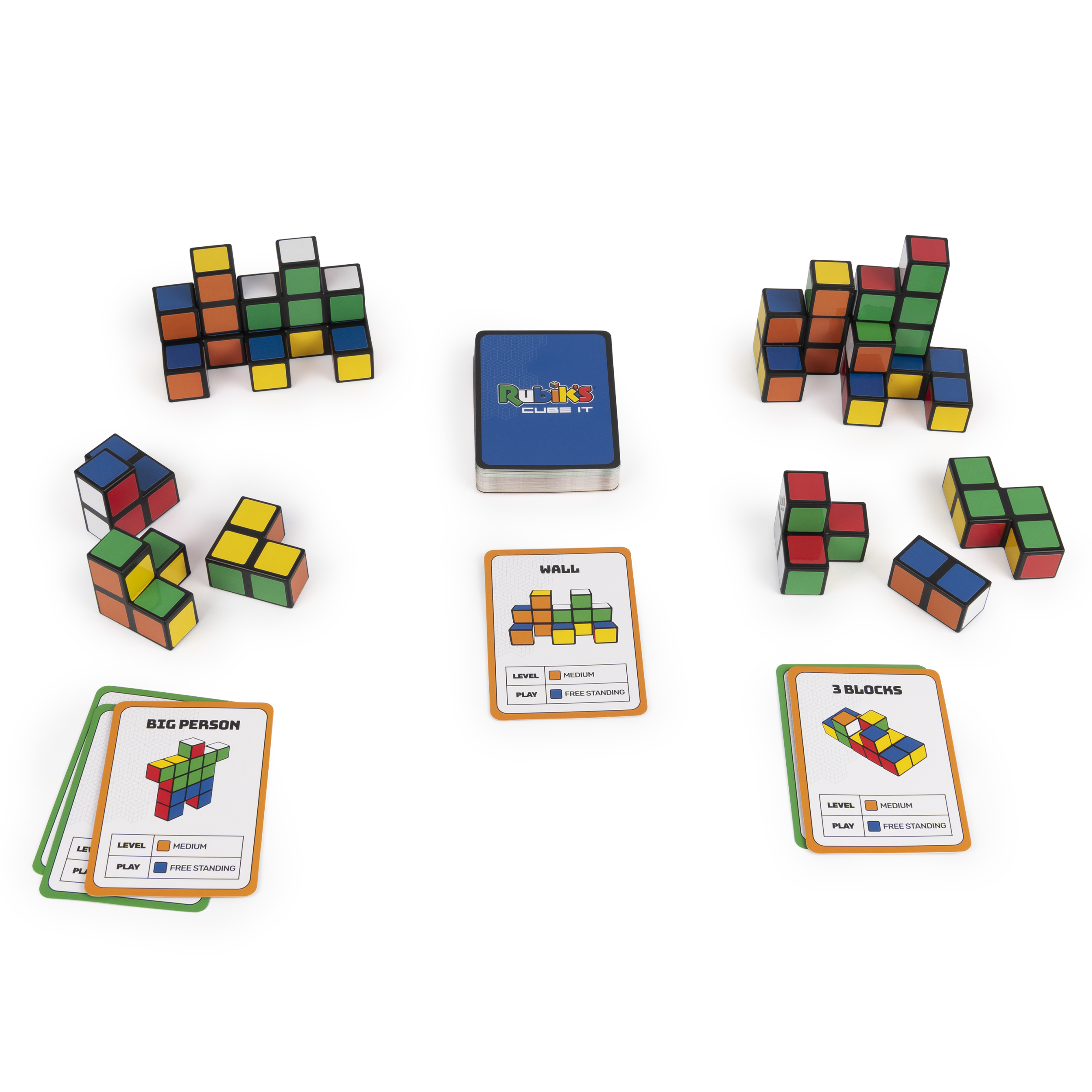 Rubik’s Cube, Cube It, 2-Player 3D Puzzle Sequence Board Game Stress ...