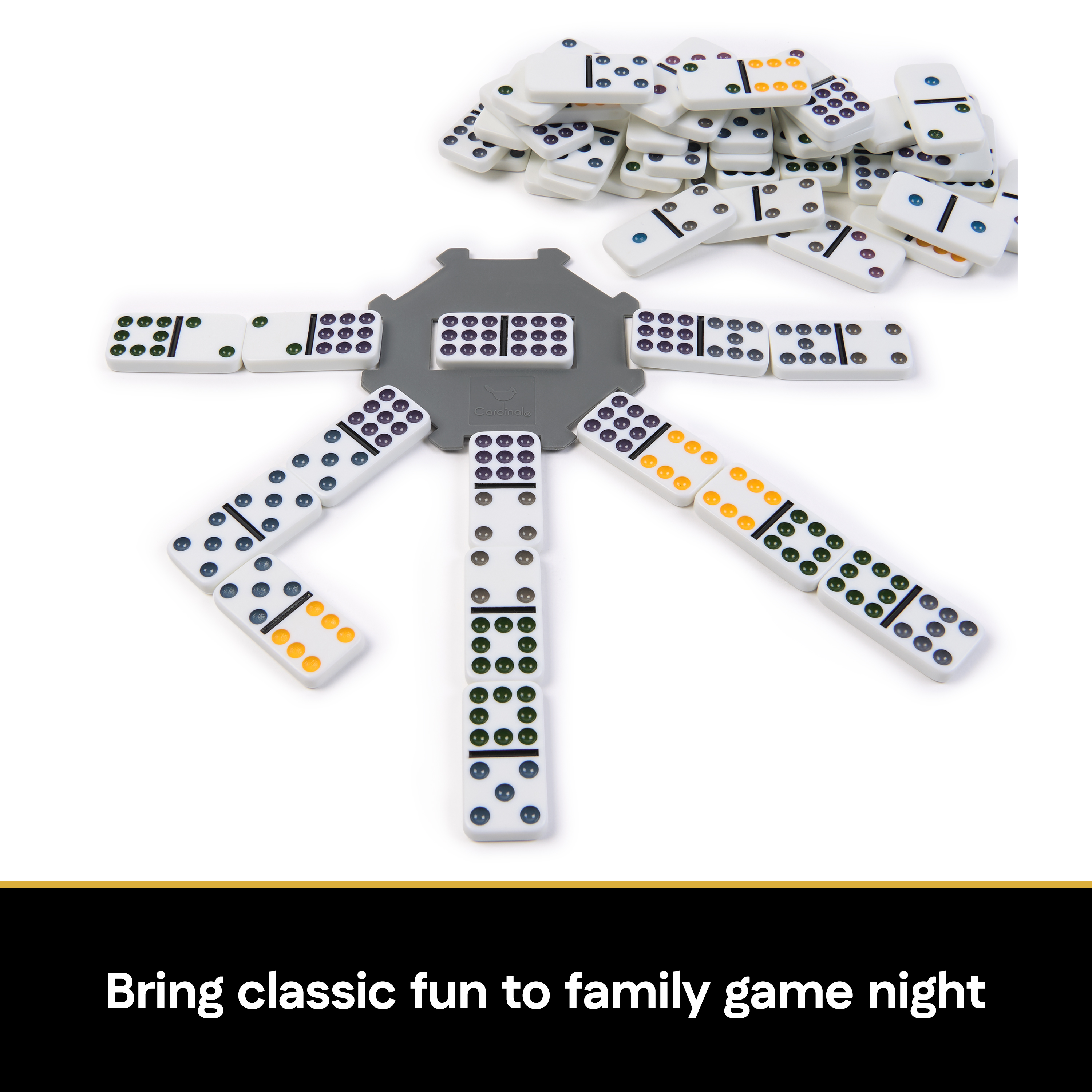 Spin Master Games, Cardinal Classics Double Nine Dominoes Set in ...