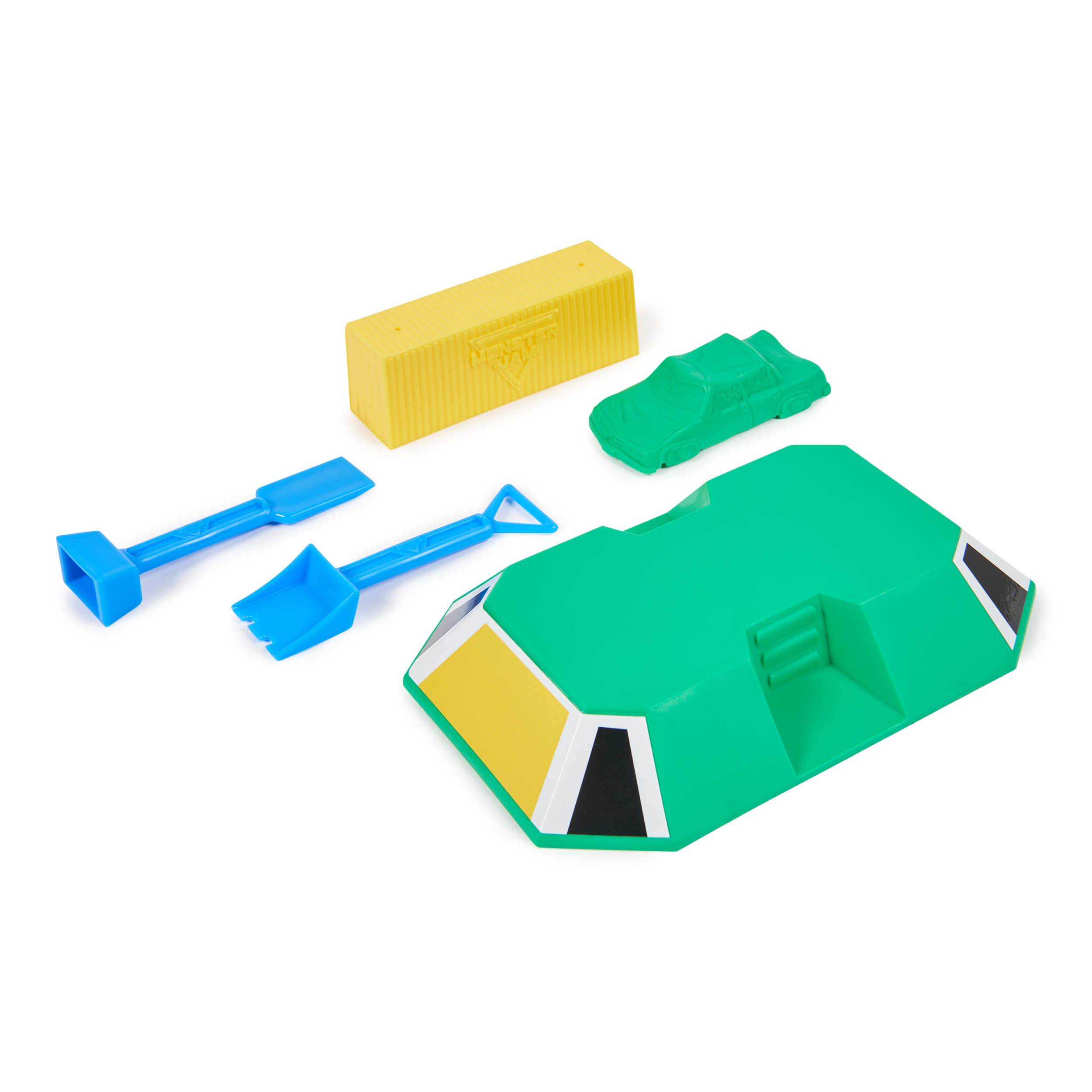 Monster Jam, Monster Dirt Arena 25-Inch Playset with 2lbs of Monster ...