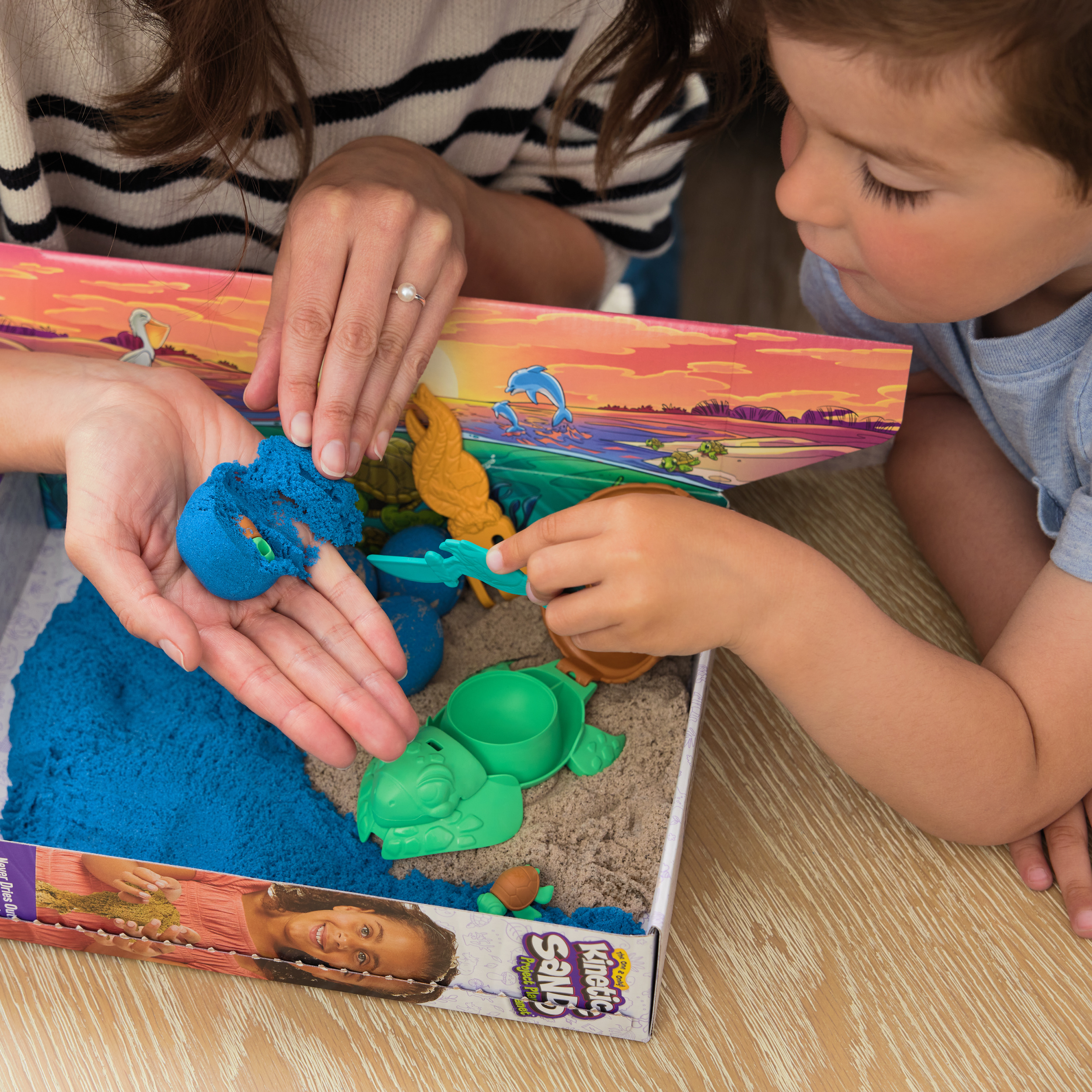 Kinetic Sand Project Planet Turtle Beach Playset Spin Master