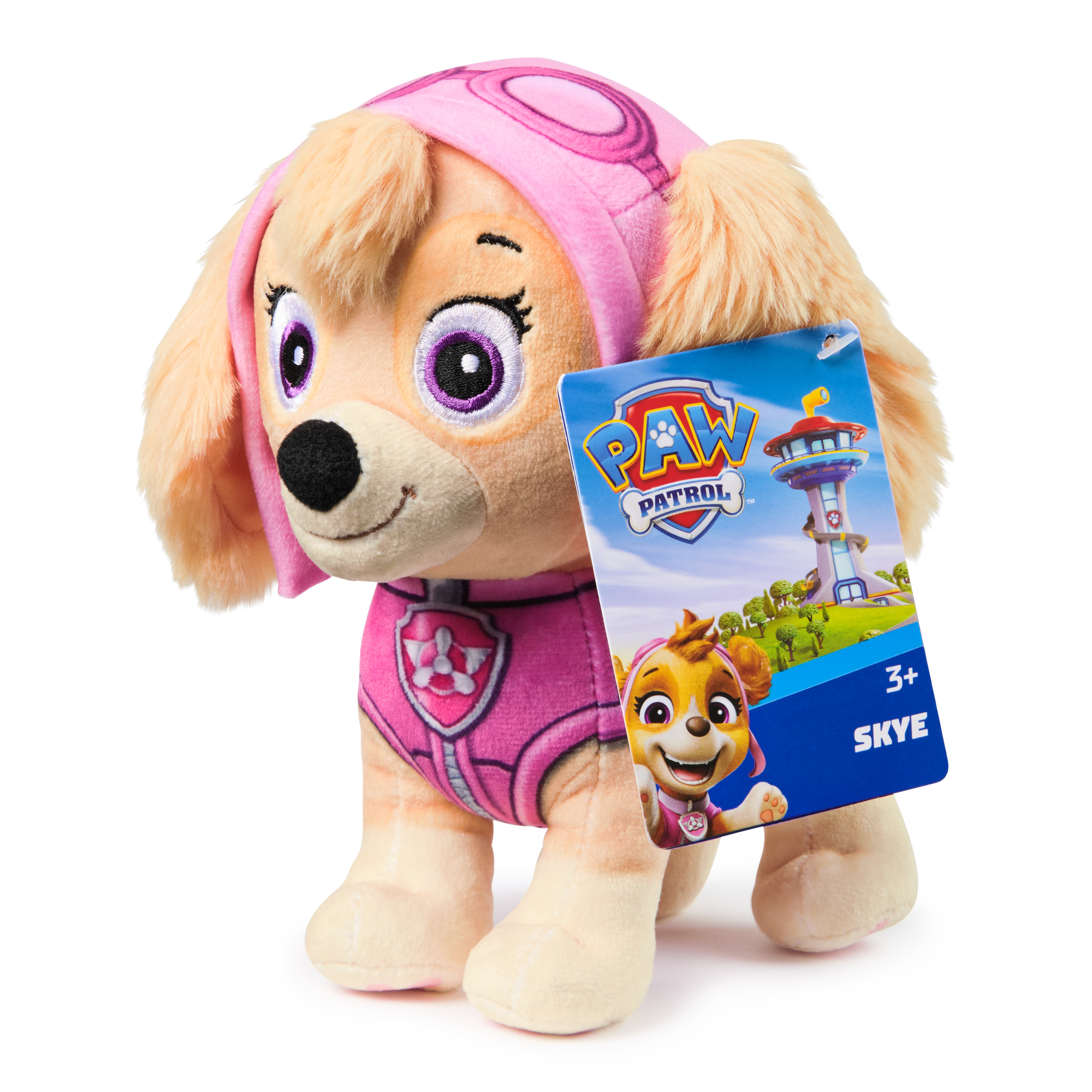 PAW Patrol Skye Plush Toy 6.5 Inch Premium Stuffed Animals Kids Toys for Boys Girls Ages 3 and Up Spin Master
