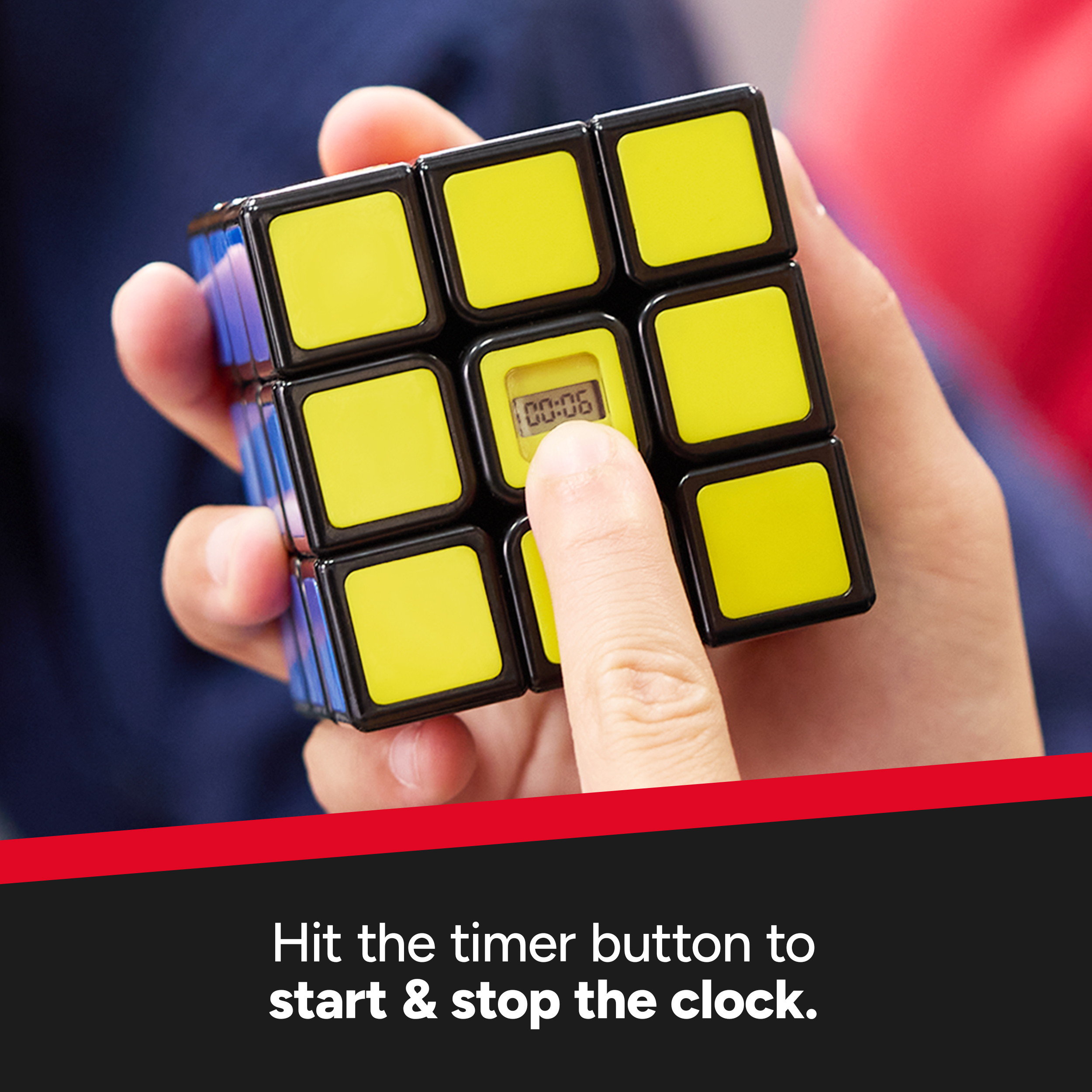 Rubik’s Cube, Timer Cube, Clear Display, Beat Your Best Time, Brain ...