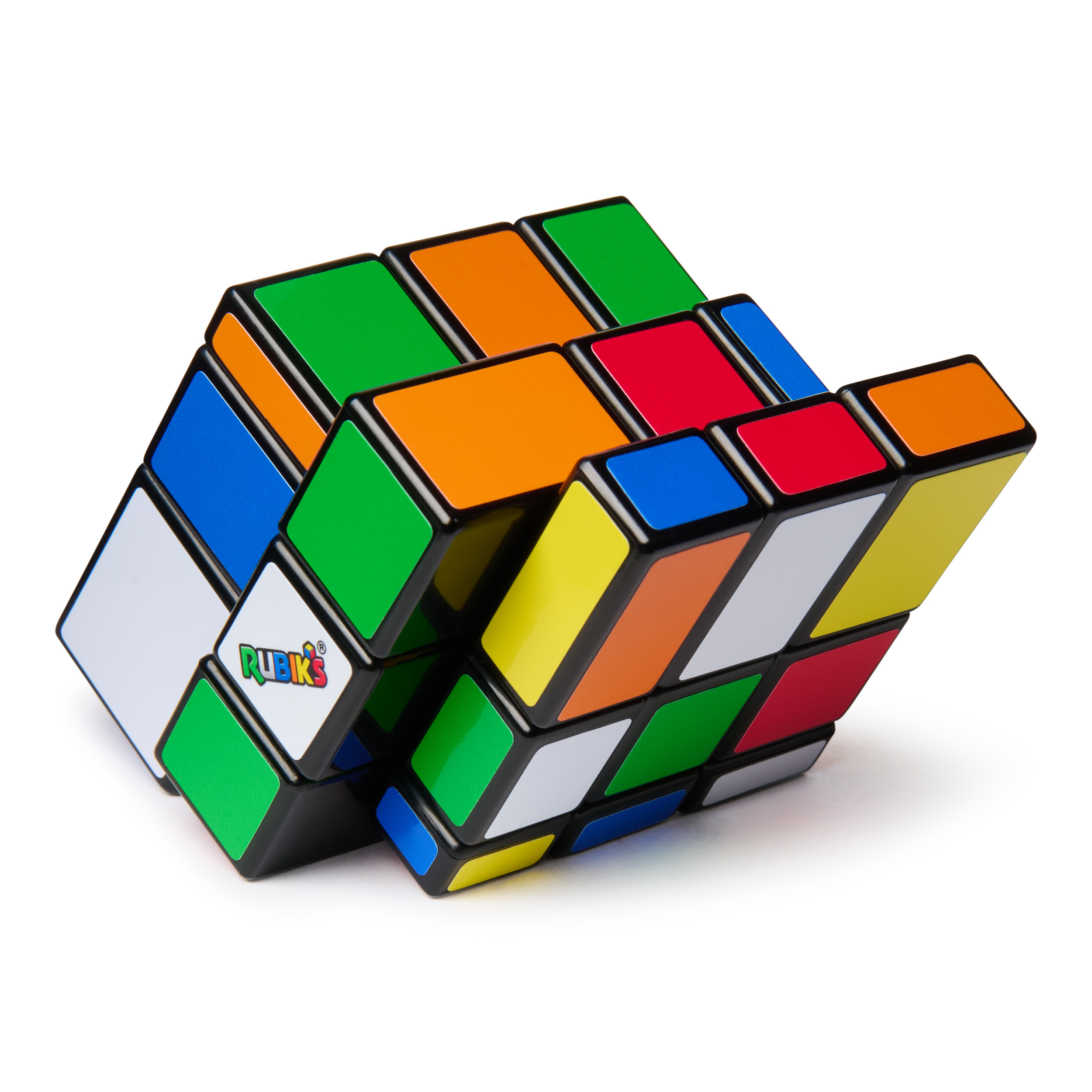 Rubik s Cube Block Game A New Twist on the Classic Problem Solving Puzzle Game Brain Teaser Fidget Toy for Adults Kids Ages 8 Spin Master