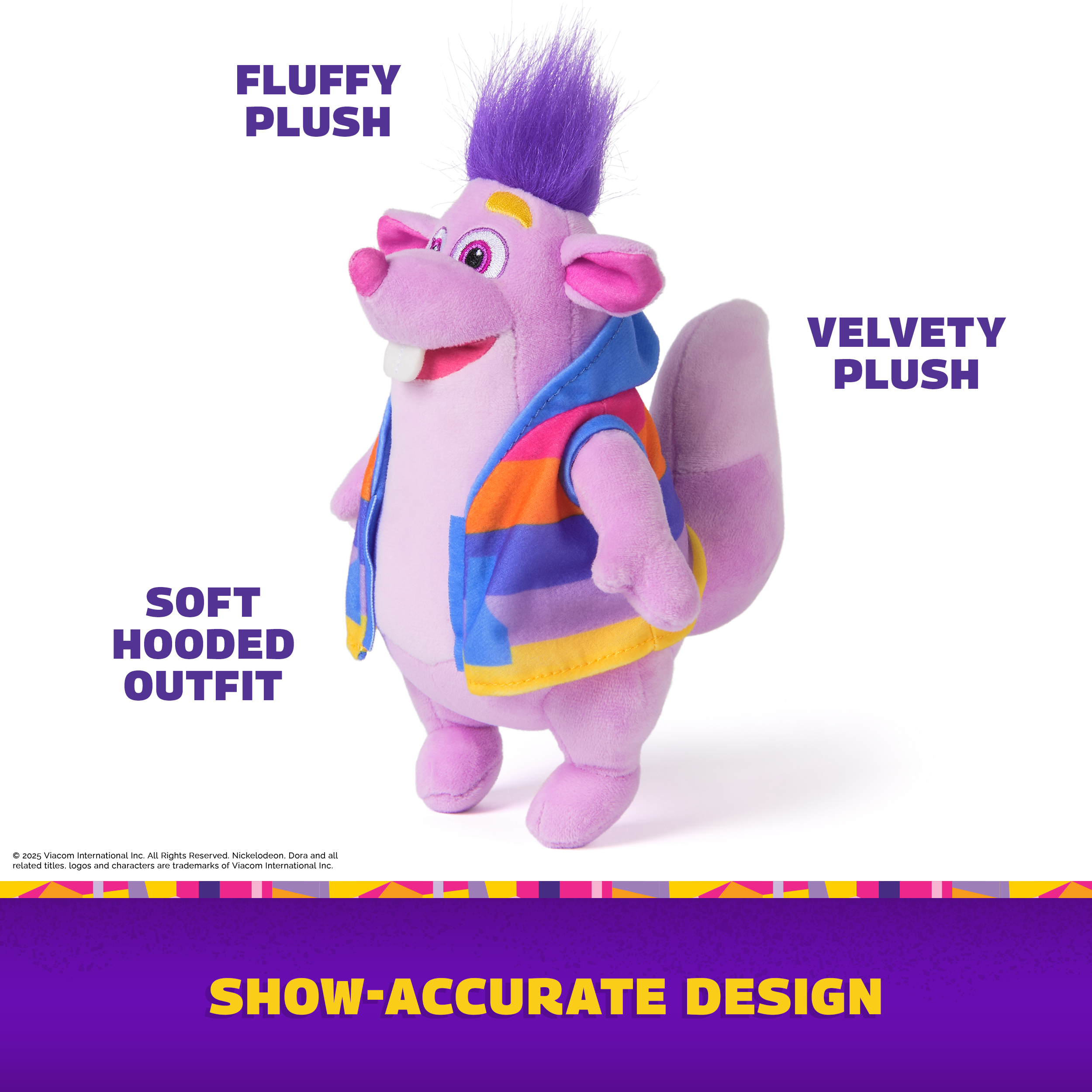 Dora Official Tico Plush Squirrel, Educational Toys, Plush Toys ...