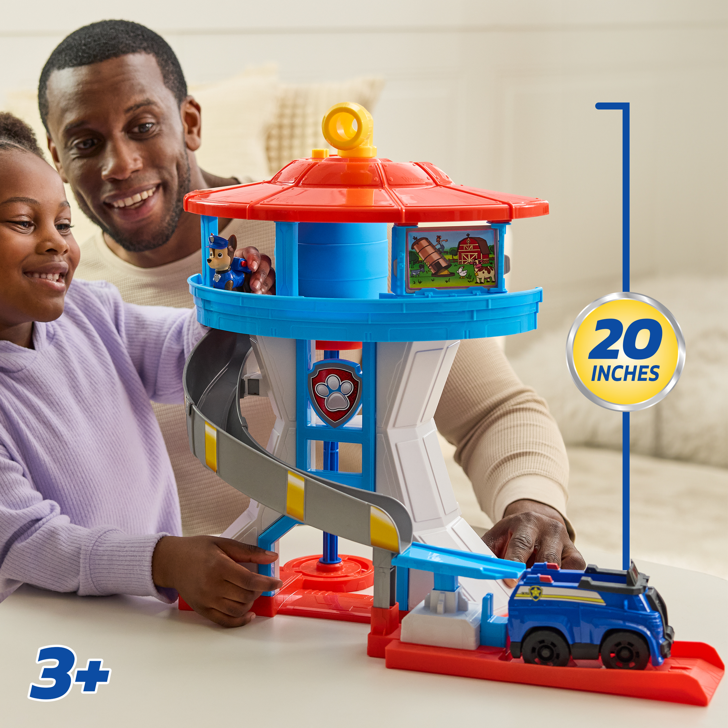 PAW Patrol Lookout Tower, 20-Inch PAW Patrol Tower with Chase Action ...