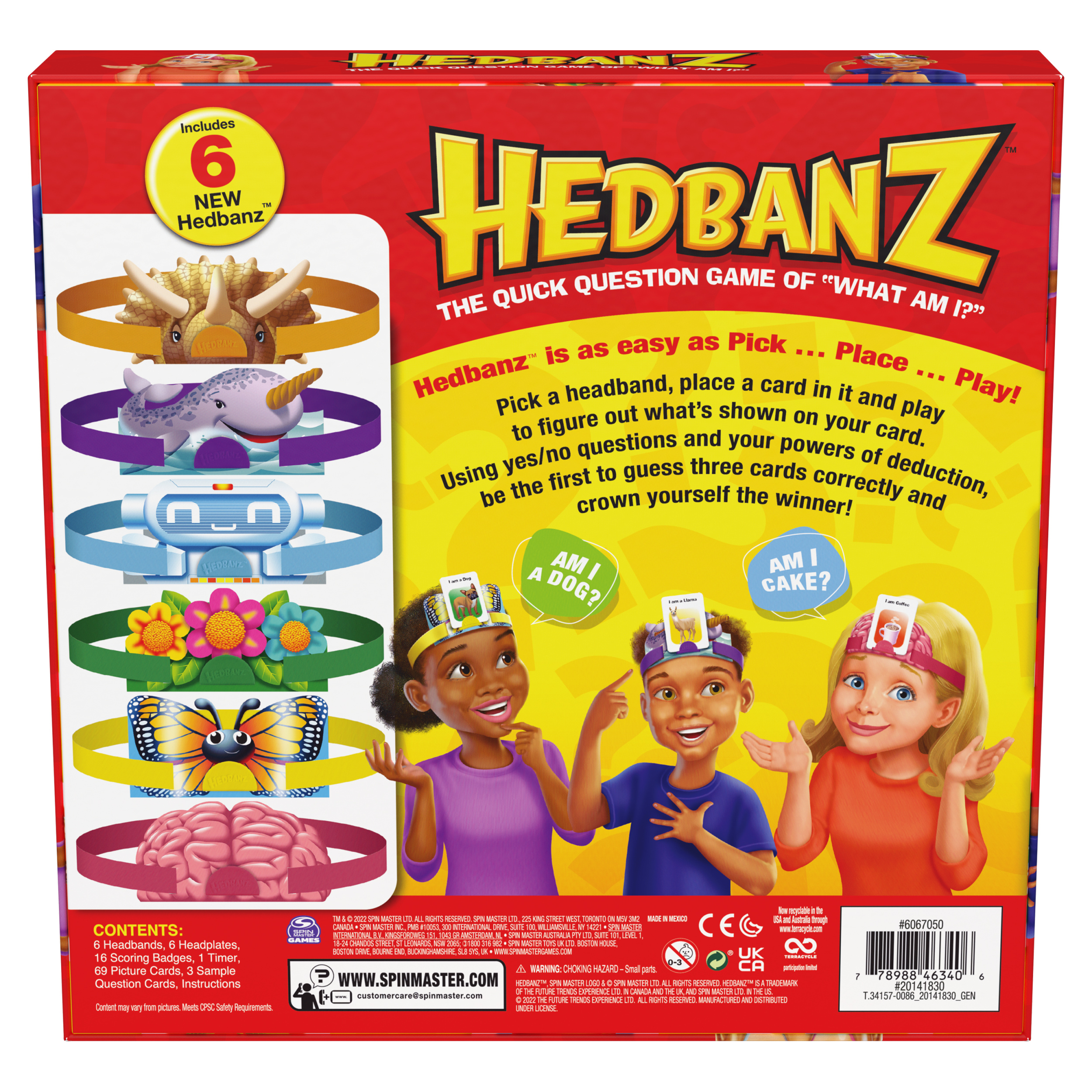 Hedbanz Logo Hedbanz Card Board Game The Quick Question Of What Am I