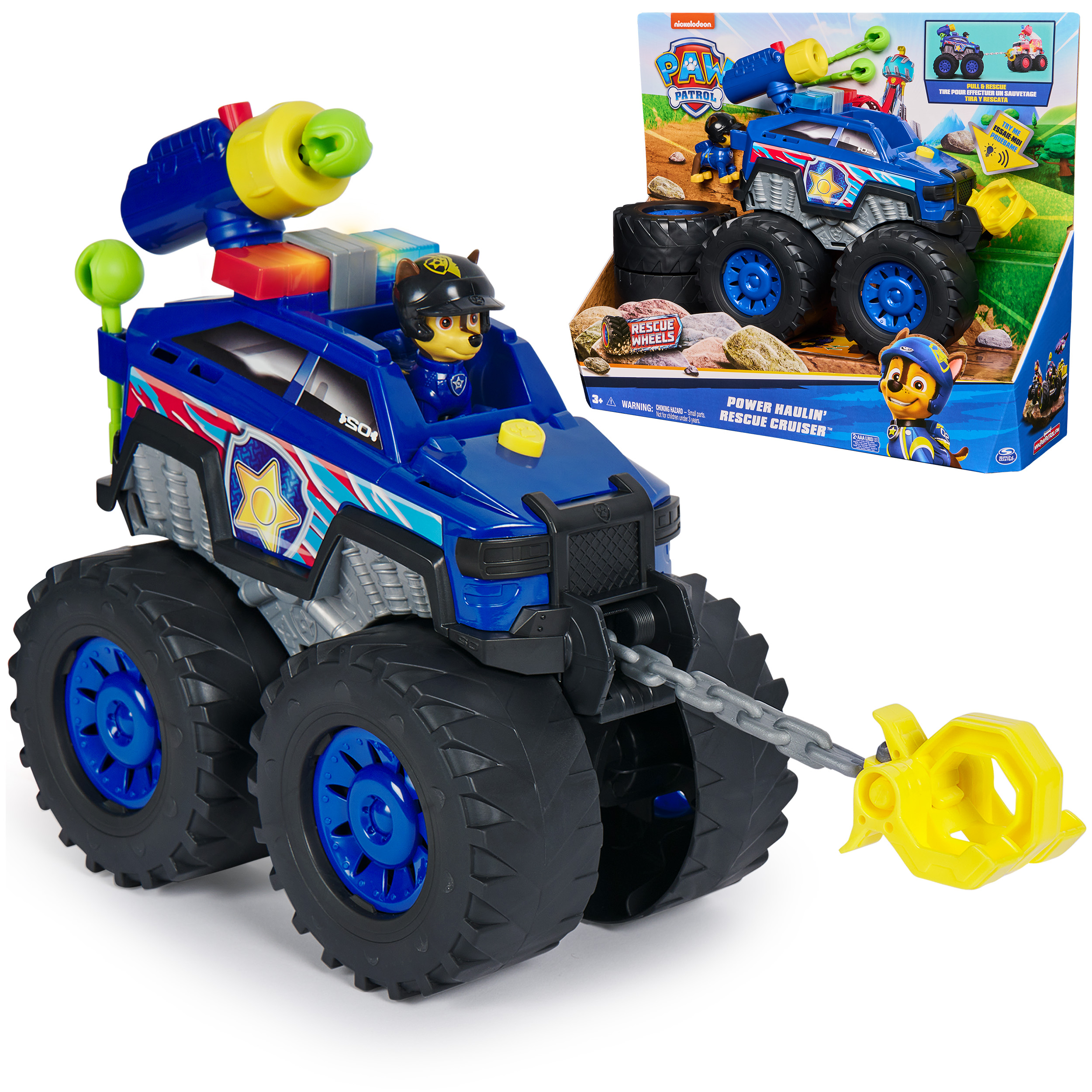PAW Patrol Rescue Wheels Chase s Power Haulin Cruiser Spin Master
