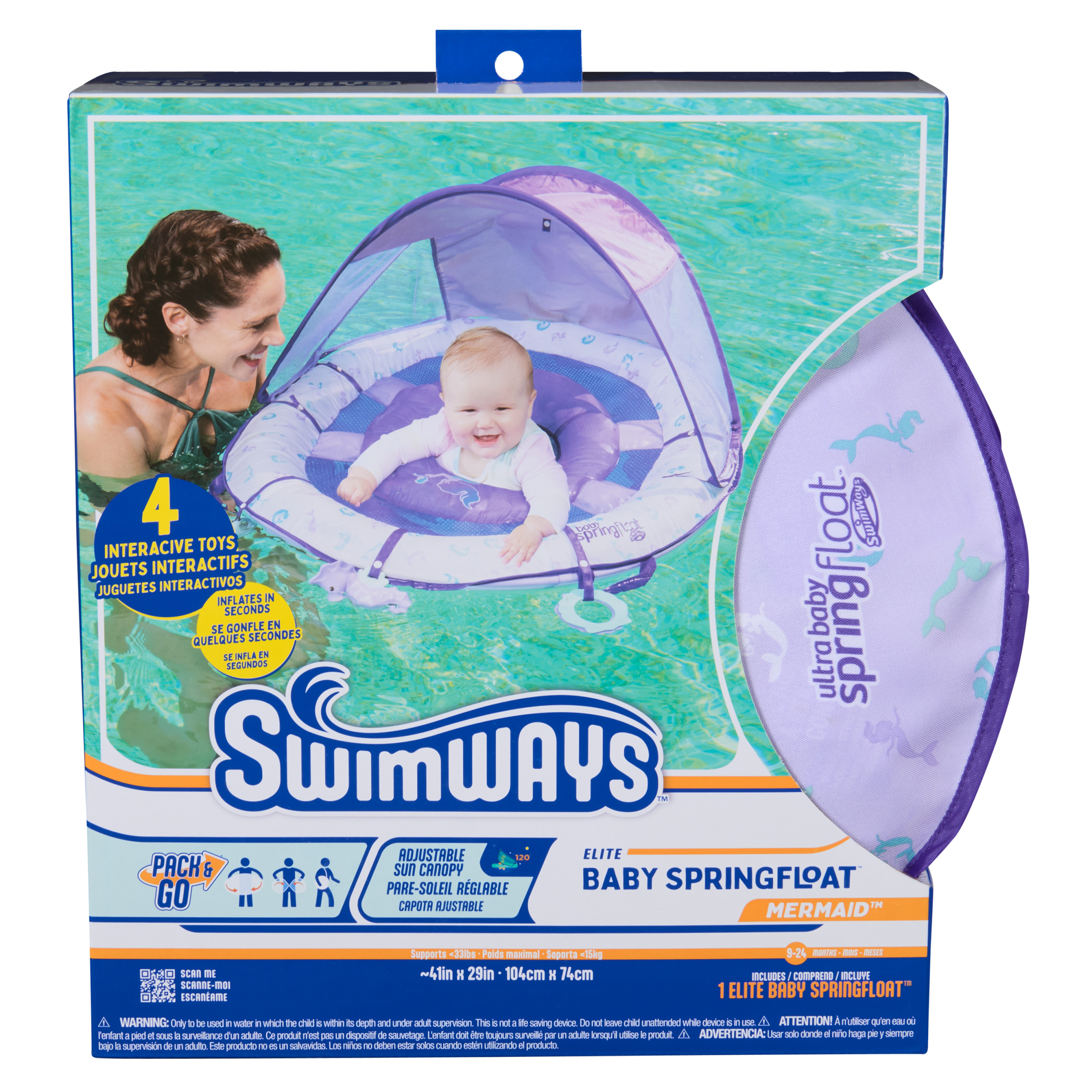 Mambobaby Float Swimways Ultra Baby Spring Float, Premium Inflable Baby ...